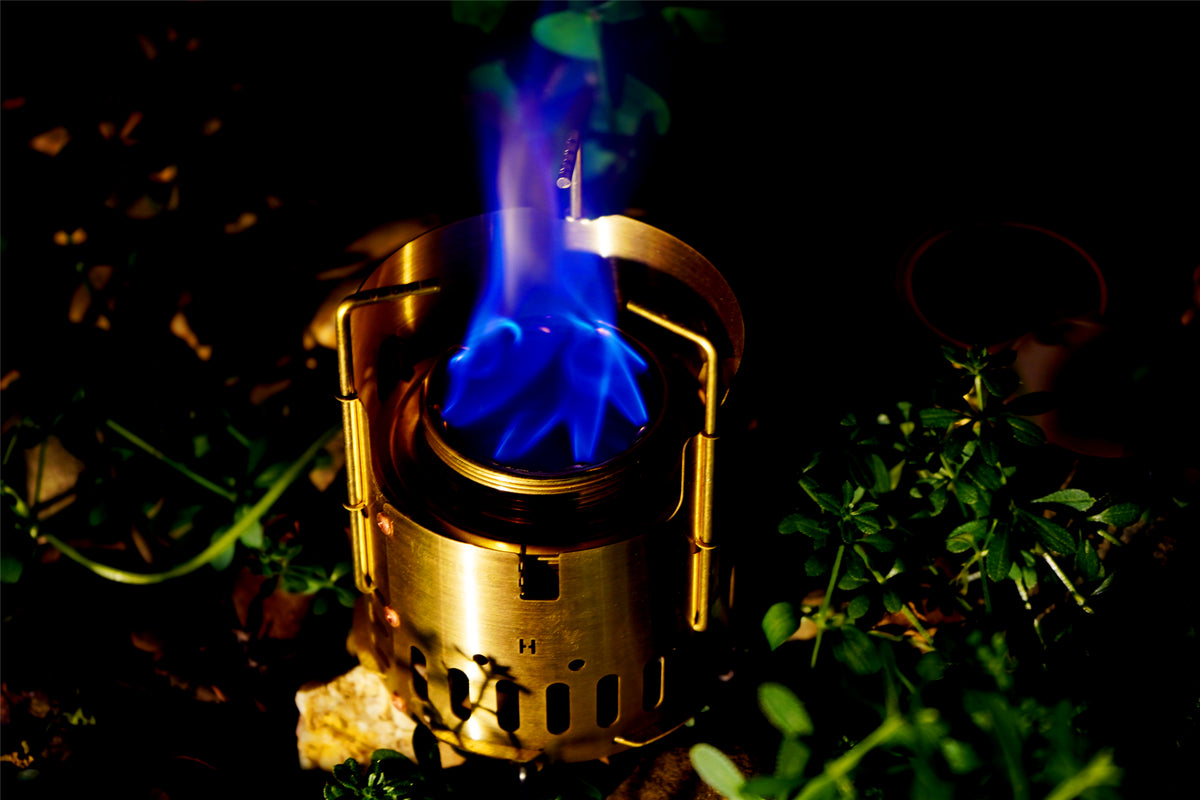 Brass Multi-fuel Stove OP-05 Romance For Outdoor Hiking Camping ...