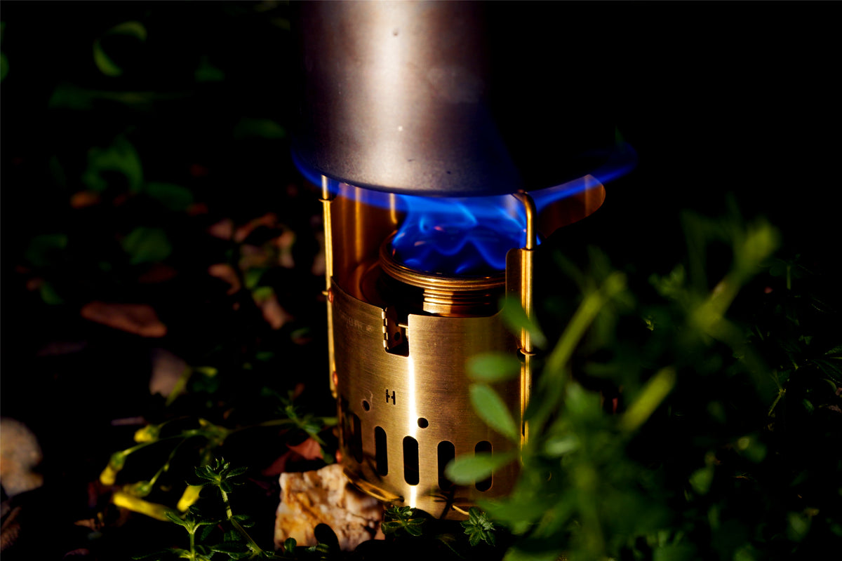 Brass Multi-fuel Stove OP-05 Romance For Outdoor Hiking Camping ...
